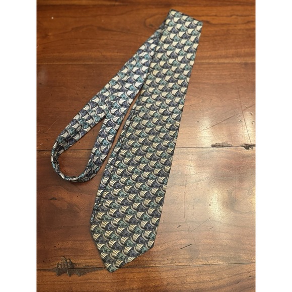 Boxelder | Accessories | Vintage Mc Escher Fish Design 0 Silk Tie By ...